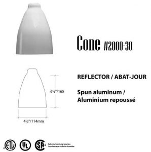 Cone w/wire LED 10w – Lighting Fixtures Shop