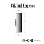 DUAL KEG LED Entry light – Lighting Fixtures Shop